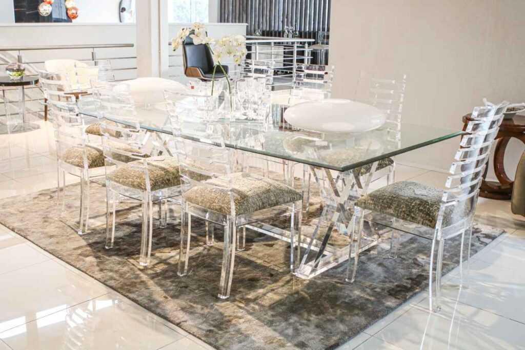 Perspex Traditional Dining Table | House And Haven | Italian Furniture
